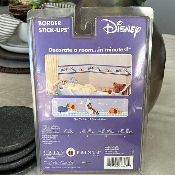 Disney | Wall Decor | Disney Pooh Border Stickups | Poshmark